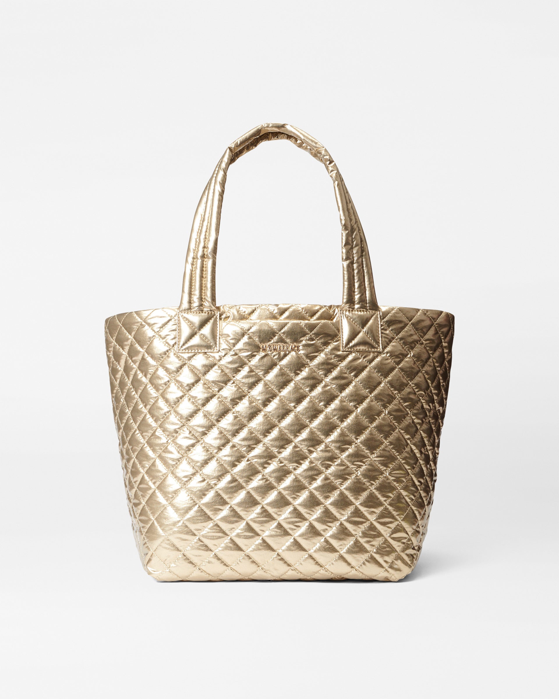 Antique Gold Metallic Medium Metro Tote Deluxe