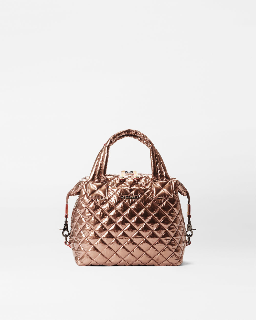 Small Sutton Deluxe Quilted Crossbody Bag in Copper Metallic Lacquer ...