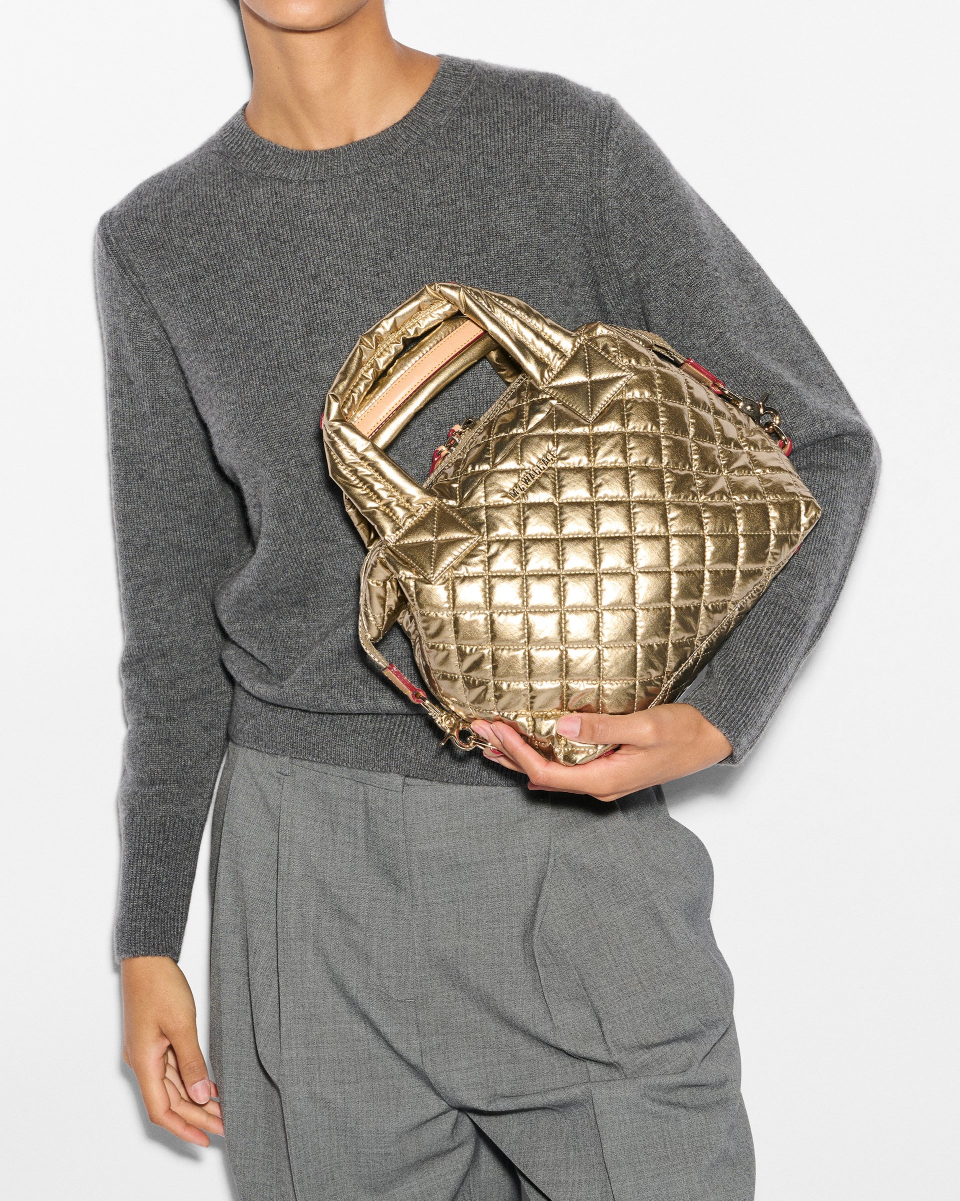 Antique Gold Metallic Small Sutton Deluxe