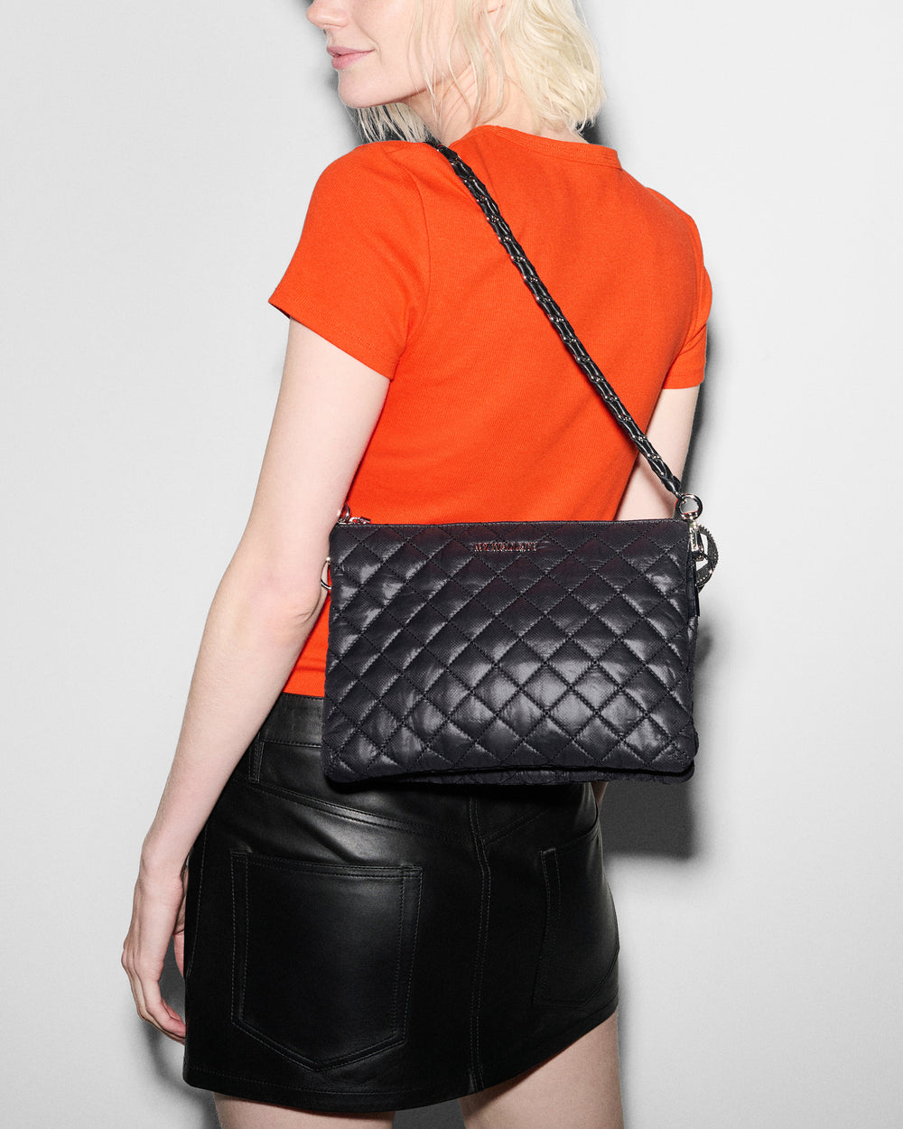 MZ Wallace Black Large Crosby Pippa Crossbody Bag