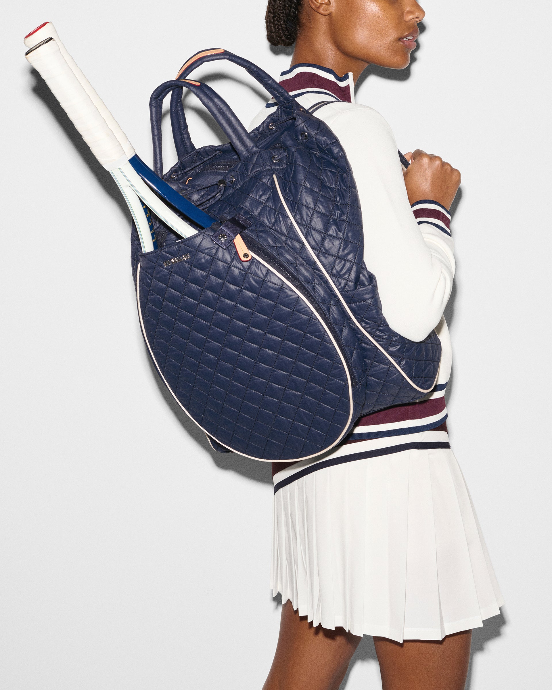 Navy Blue Tennis Bag | MZ Wallace