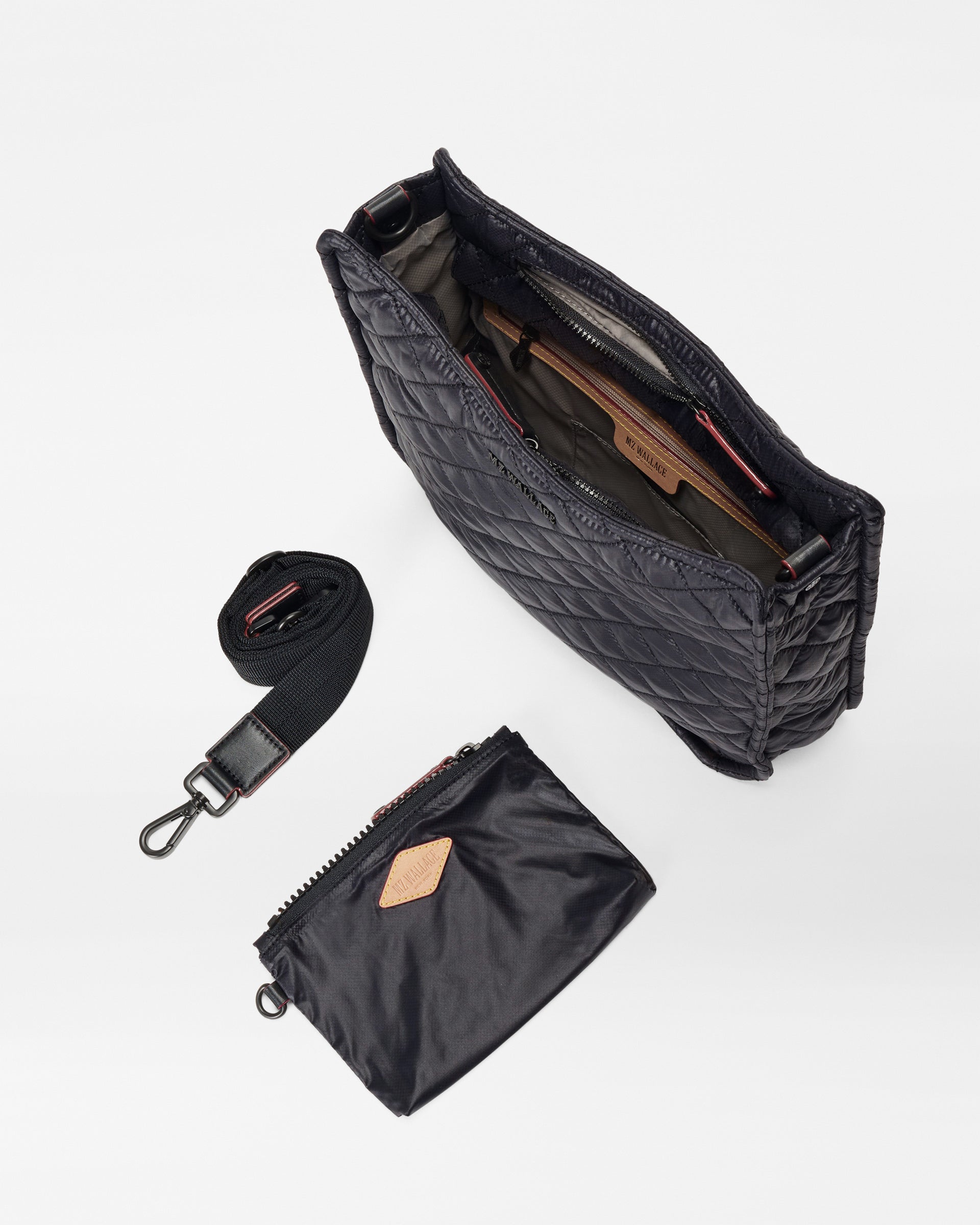 Metro Box Crossbody Bag in Black | MZ Wallace