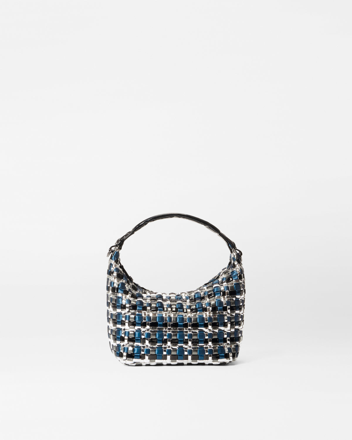 Midnight Woven Woven Mini Hobo