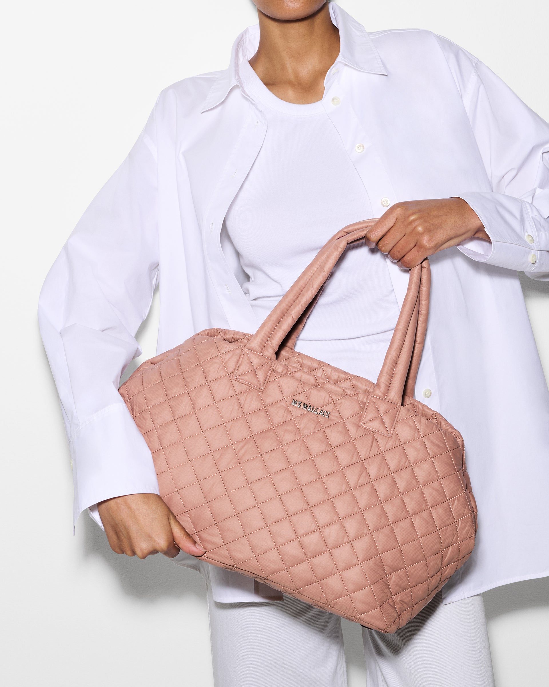 Dusty Rose Medium Metro City Tote